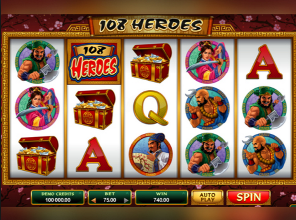Play 108 Heroes Slot For Real Money - PlayCashGames.co.uk