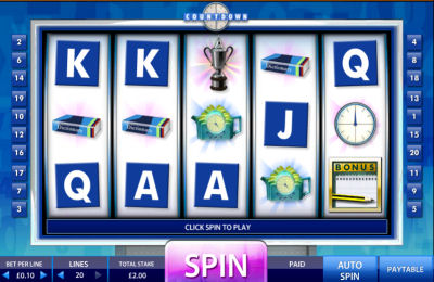 Play Countdown Slot For Real Money - PlayCashGames.co.uk